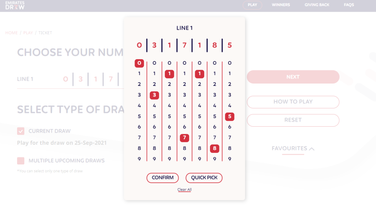 Emirates Draw How To Play - Latest Lucky Draw In the UAE